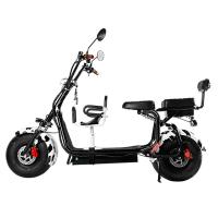 China 60V 20Ah Lithium Battery 1000W Fat Tire Citycoco Electric Motorcycle 35-75km Range for sale