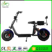 China Double Battery Citycoco Big Wheel Electric Scooter 1000W 60V 12Ah Hydraulic Disc Brake for sale