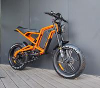 China 48V 20Ah Electric Dirt Bike 1200W Rear Hub Motor Aluminum Alloy Frame for sale