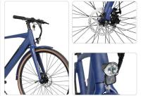 China 36V 250W Electric Road Bike Single Speed Belt Drive 700C City E Bike for sale