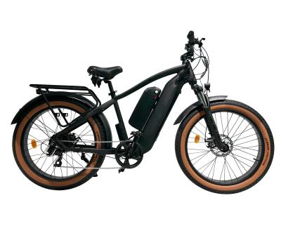 China 48V 1000W Electric Bike 26x4.0 Fat Tire Ebike 7 Speed Dual Battery 17.5Ah for Adults for sale