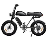 China 20 Inch Fat Tire 73 Style Ebike 7 Speed Electric Mountain Bike 48V 500W Retro Full Suspension for sale