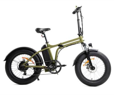 China 20 Inch Fat Tire Electric City Bike 48V 500W Motor 13Ah Lithium Battery 7 Speed Foldable Ebike for sale