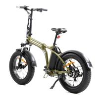 China 20 Inch Fat Tire Electric City Bike 48V 500W Motor 13Ah Lithium Battery 7 Speed Foldable Ebike for sale