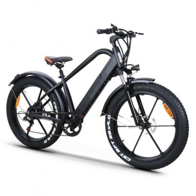 China 48V 350W Electric Mountain Bike 26x4.0 Fat Tire Ebike with 48V 10Ah Lithium Battery for sale