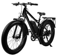 China 26 Inch Fat Tire Electric Mountain Bike 60V 500W Long Range Ebike with Front Suspension for sale