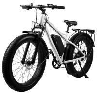 China 26 Inch Fat Tire Electric Mountain Bike 60V 500W Long Range Ebike with Front Suspension for sale