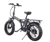China 20 Inch Fat Tire Electric Folding Bike 500W Motor 48V 15Ah Ebike Long Range Adult Electric Bicycle for sale