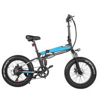 China Electric Folding Bike 20 Inch Fat Tire 500W Motor 48V 12.8Ah Lithium Battery Ebike for Adult City Commuting for sale