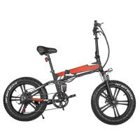 China Electric Folding Bike 20 Inch Fat Tire 500W Motor 48V 12.8Ah Lithium Battery Ebike for Adult City Commuting for sale