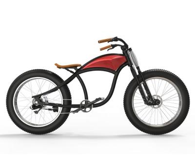 China 26x4.0 Fat Tire Electric Bike 48V 500W 7 Speed Ebike for Adults with 12Ah Battery for sale