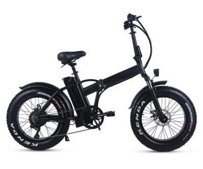 China Electric Folding City Bike 20 Inch Fat Tire Ebike 48V 500W 7 Speed Electric Bike for Adults for sale