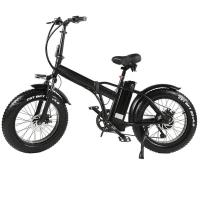 China Electric Folding City Bike 20 Inch Fat Tire Ebike 48V 500W 7 Speed Electric Bike for Adults for sale