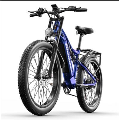 China 36V 48V 10.4Ah Lithium Ion Full Suspension Electric Mountain Bike for sale