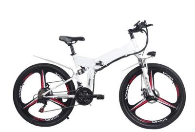 China 12 Inch Frame Electric Foldable Bicycle With Up To 30 Km Range Per Charge for sale