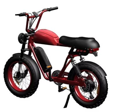 China Thunder Electric Bike TH-V 40 20 Inch Fat Tire E-Bike 300 Lbs Load Capacity 7 Speed for sale