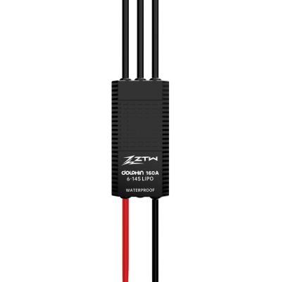 China Waterproof ZTW 160A ESC Dolphin HV OPTO 6S-14S AUV Propulsion RC Marine ESC for sale