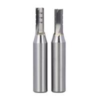 China Solide Carbide TCT Bit Three Flutes Straight End Mill Milling Cutter for Wood, CNC router bit for sale