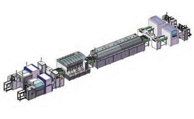 China High Speed SMT Assembly Line Dual-Track Wiring Scheme A for sale