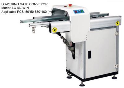 China SMT Lowering Slide Gate Conveyor For 50*50 - 530*460mm PCB for sale