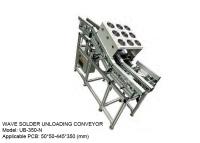 China SMEMA interface Wave Soldering Unloading Conveyor For 50*50 - 445*350mm PCB Size for sale