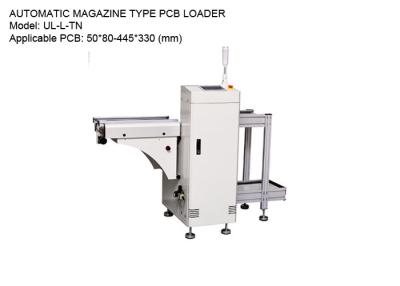 China SMT PCB Magazine Unloader 50*80 - 445*330mm For L-Size PCBs for sale
