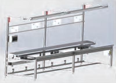 China DIP Plug In Assembly Line Conveyor , PCBA Assembly Line Belt Conveyor for sale