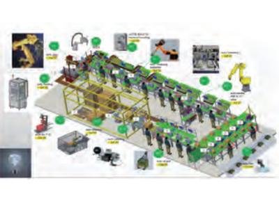 China LEAN Automated Assembly Line Conveyor , 220V Conveyor Belt Assembly Line for sale