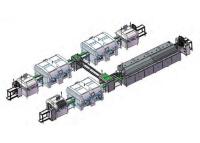 China Three-to-One SMT Assembly Line Three-Wire Double-Track Reflow Oven Turntable Wiring for sale