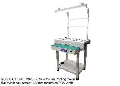 China Fan Cooling SMT Conveyor Modular Design 460mm Adjustable Rail Width for sale