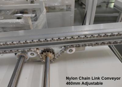 China Adjustable Nylon Chain Link Conveyor 1m 2m Length 460mm PCB for sale