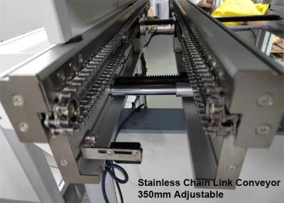 China PCB SMT Handling Equipment Stainless Chain 350mm Max Width for sale