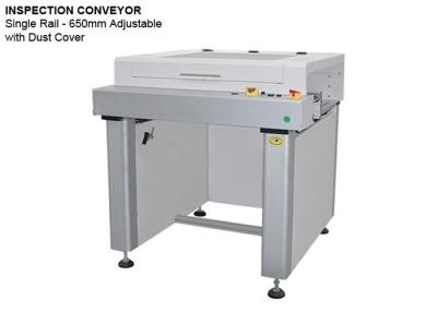China Single Track SMT Inspection Conveyor 650mm Width With Dust Cover for sale