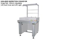 China Single Rail High-End Conveyor PCB With Dust Cover And LED Light 650mm for sale