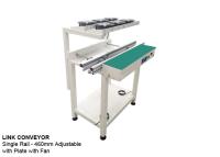 China 1.5m 2m PCB Assembly Line Normal Link Conveyor With Plate and Fan for sale