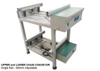 China 460mm PCB Chain Conveyor , PCB Board Stacker Upper Board And Lower Board CE for sale