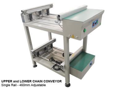 China 460mm PCB Chain Conveyor , PCB Board Stacker Upper Board And Lower Board CE for sale