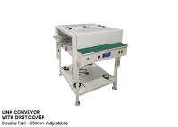 China 0.6m 0.8m PCB Link Conveyor Dual Rail 350mm Adjustable Width for sale