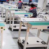 China 1.5 Meter Single Rail Normal Smt Pcb Conveyor 460mm Max Width Motorized Rail Width Adjustment for sale