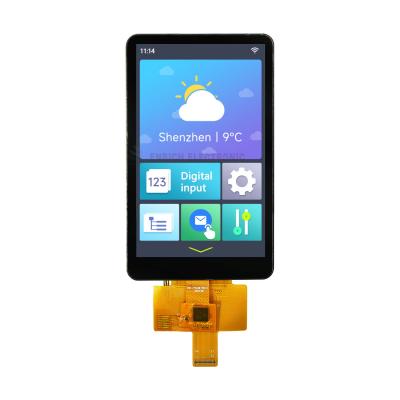 China 3.97 Inch IPS TFT LCD Touch Display 480x800 Resolution with MIPI RGB Interface and ST7701S+GT911 IC for sale