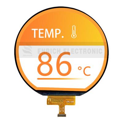 China 3.6 Inch Circular TFT LCD Display 544x506 Resolution with ST72566 IC and LVDS Interface for sale