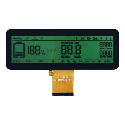 China STN Transmissive Segment LCD Display with 12 O'Clock Viewing Angle, -20°C to +70°C Operating Temperature for Industrial Applications for sale