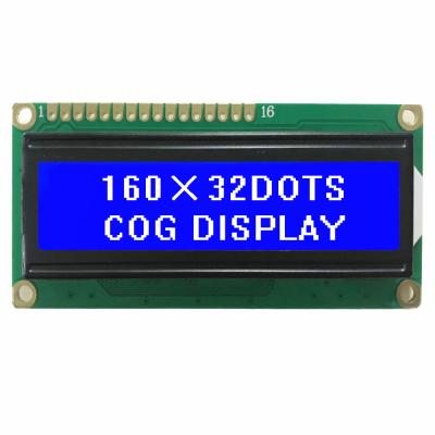 China 160x32 STN Negative Graphic LCD Display Module with ST7920 IC -20℃ to +70℃ Operating Temperature for sale