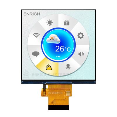 China 3.95 Inch TFT LCD Module with 480x480 Resolution IPS Viewing Angle and RGB Interface Touch LCD Display for sale