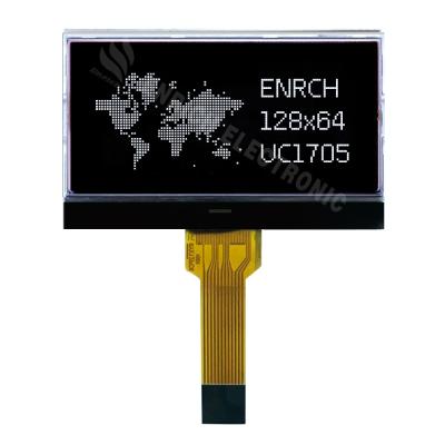 China 1.9 Inch 128x64 Resolution DFSTN Transflective Dot Matrix LCD Module with COG Technology for Industrial Control for sale