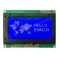 China High Reliability 3.2 Inch 128x64 Resolution STN Negative Blue White COG LCM Dot Matrix LCD Display for sale