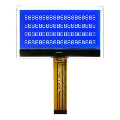 China 2.5 Inch 128x64 Dot Matrix LCD Display with STN Blue Background White Character Graphic LCD Module for sale