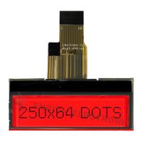 China 1.9 Inch 250x64 Red Green Dual Color Dot Matrix LCD Display ST75256 COG for sale