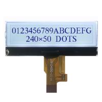 China 2.3 Inch 240x50 Graphic Dot Matrix COG LCD Display Ultra Wide Temperature -20°C to +70°C for sale