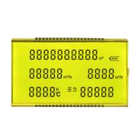 China STN Yellow Green Segment LCD Module Temperature Display For Power Meter Electrical Instrument Wholesale for sale